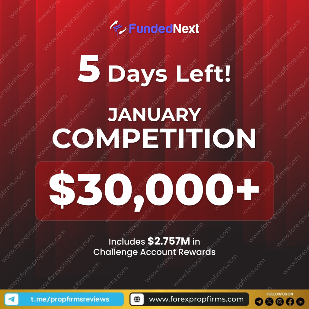 FundedNext's January Trading Competition Countdown - Forex Prop Firms